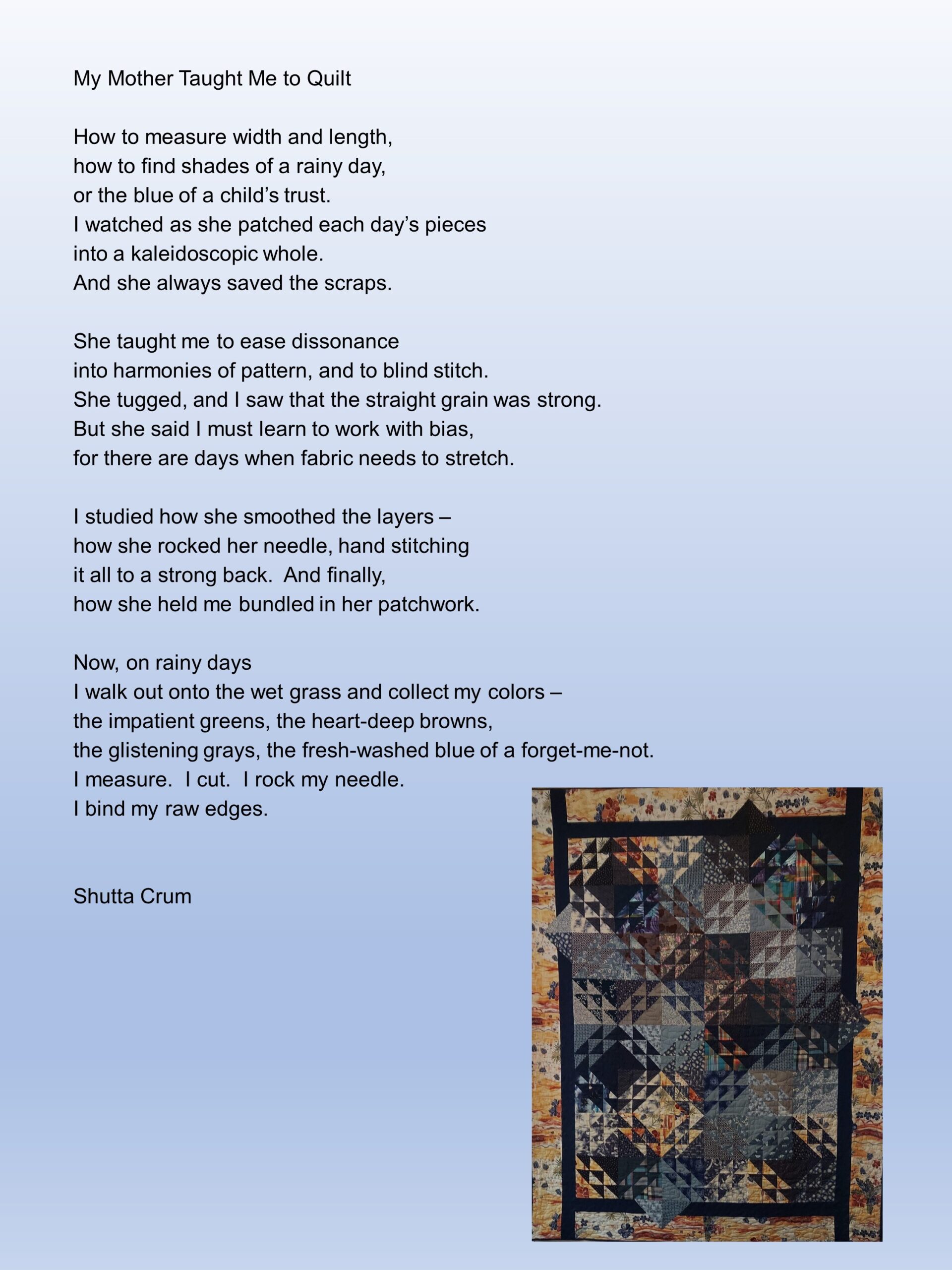 Quilt-Poem | Shutta Crum